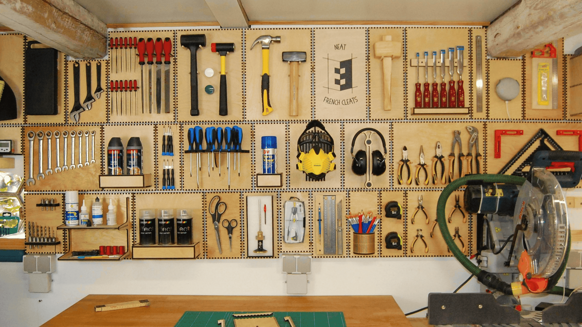 Neat French Cleat System – Modular Tool Storage Solutions