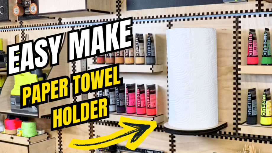 French Cleat Paper Towel Holder for Maker Spaces